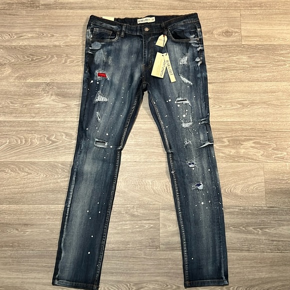 Blue Cult | Jeans | Blue Cult Slim Straight Distressed Jeans | Poshmark